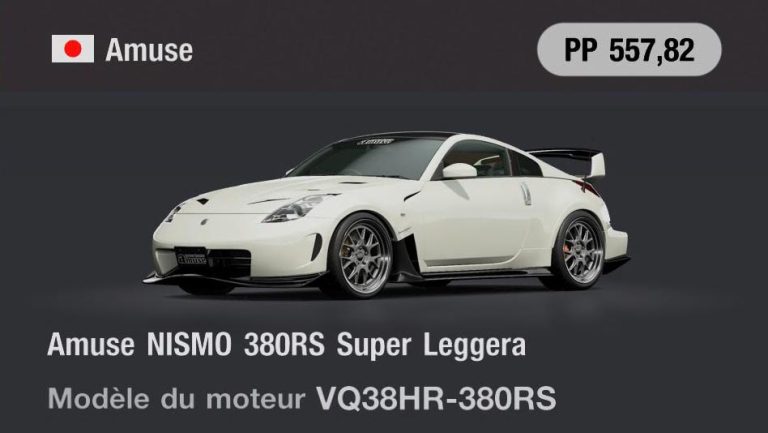 Amuse NISMO 380RS Super Leggera - Simracing VR