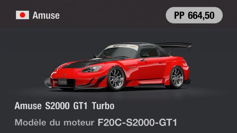 Amuse S2000 GT1 Turbo - Simracing VR