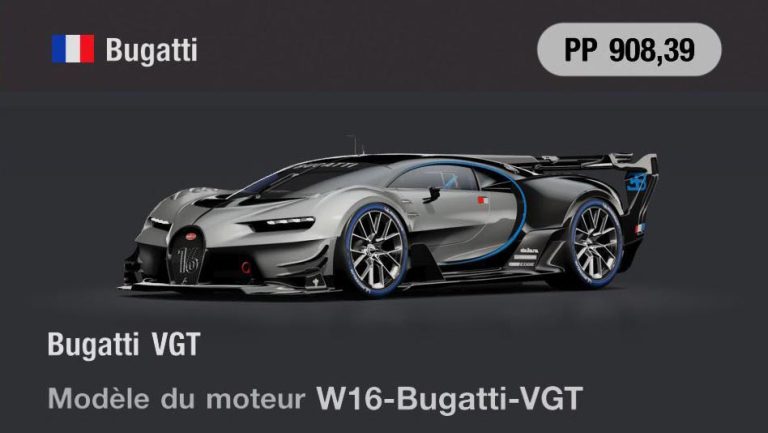Bugatti VGT - Simracing VR